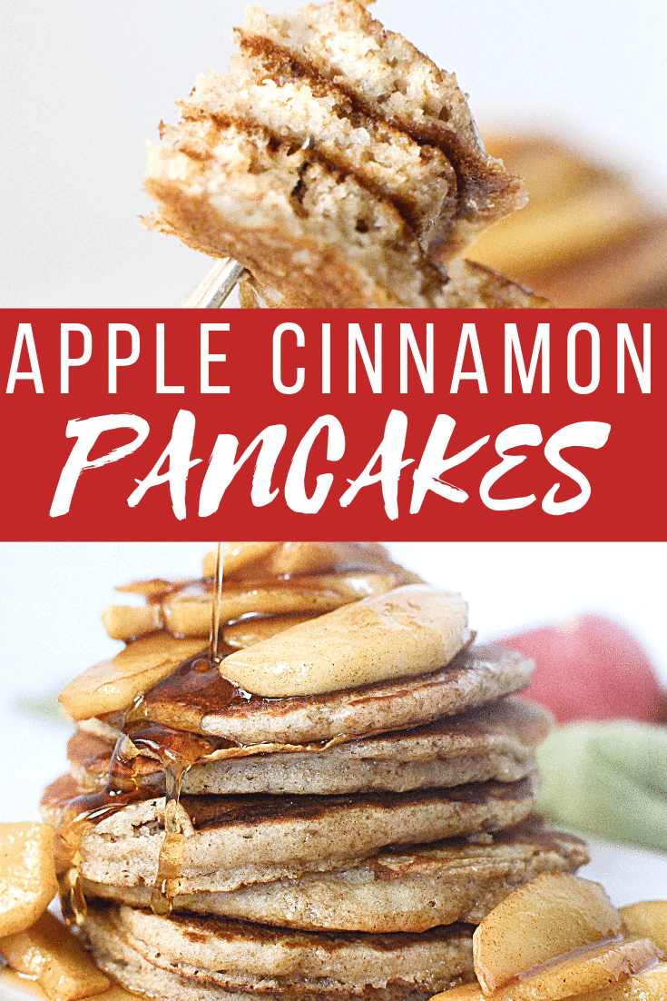 Fluffy Apple Cinnamon Pancakes | Easy Recipe | Chasing Vibrance