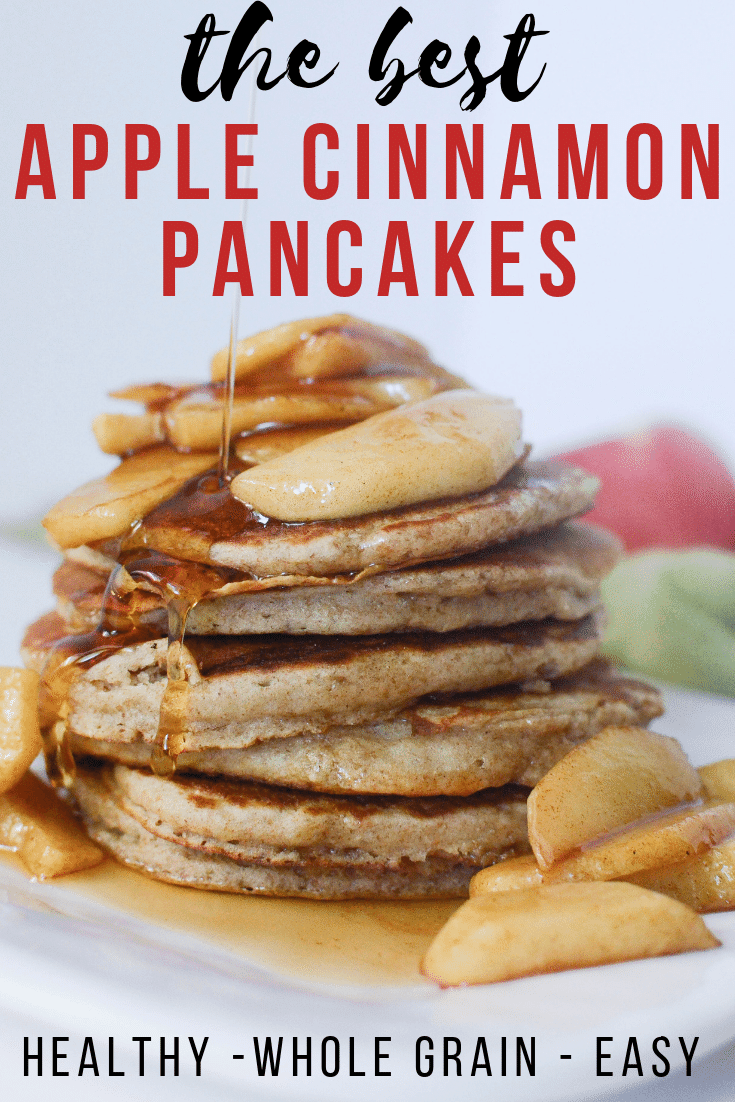 Fluffy Apple Cinnamon Pancakes | Easy Recipe | Chasing Vibrance