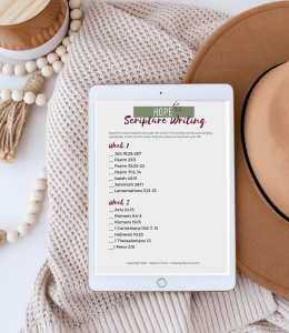 What is Scripture Writing and How to Get Started - Chasing Vibrance