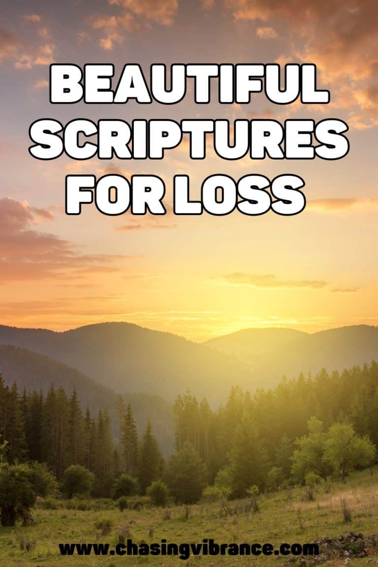 21 Comforting Bible Verses for Grief and Loss - Chasing Vibrance